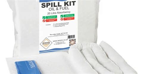 20 Litre Oil And Fuel Compact Spill Kit Serpro Ltd