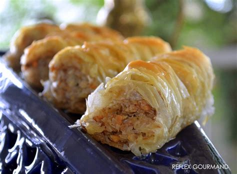 Baklawas Rolls reflex gourmand Recette ete Gâteau oriental Délicieux