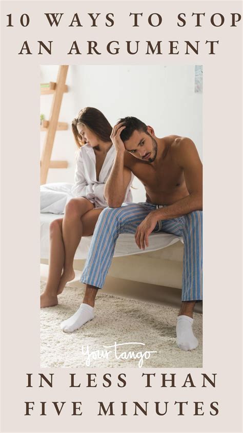 10 Ways To Stop An Argument In Less Than Five Minutes That Are Totally