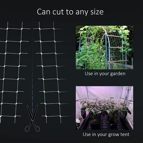 Plastic Trellis Netting 47x328 Heavy Duty Garden