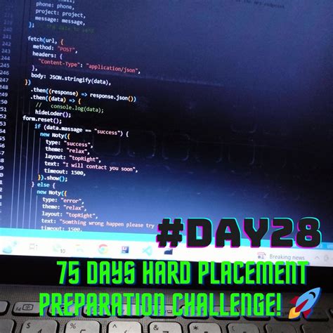 Manish Kumar On Linkedin 75dayshardplacementchallenge Progress