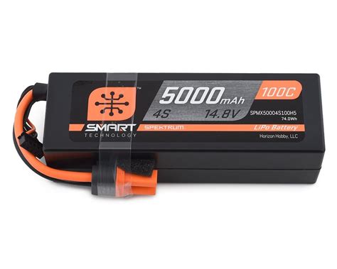 Spektrum RC 4S Smart LiPo Hard Case 100C Battery Pack W IC5 Connector