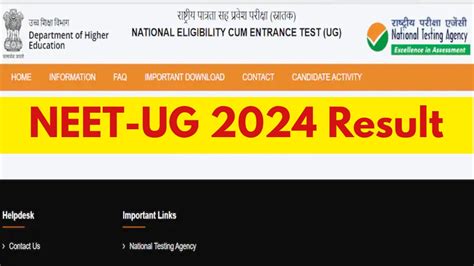Neet Ug 2024 Revised Result Out Check Your Scorecards At Examsntaac