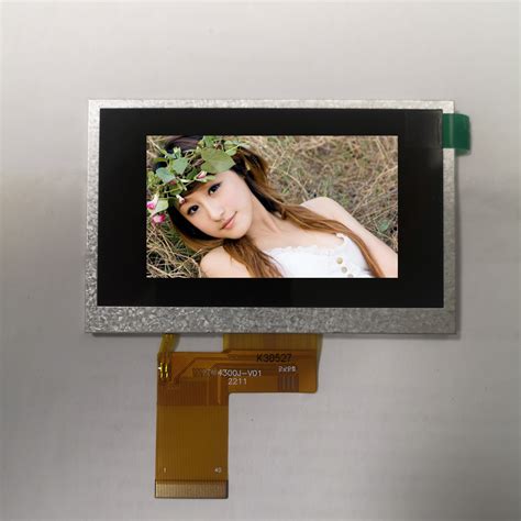 4 3寸tft液晶显示屏4 3寸彩屏 St7282驱动40pin 480 272