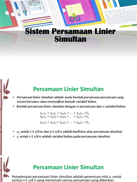 56 Persamaan Linier Simultan Pdf