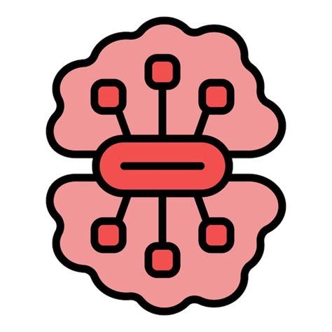 Premium Vector Digital Brain Icon Outline Vector Mental Emotion Mind