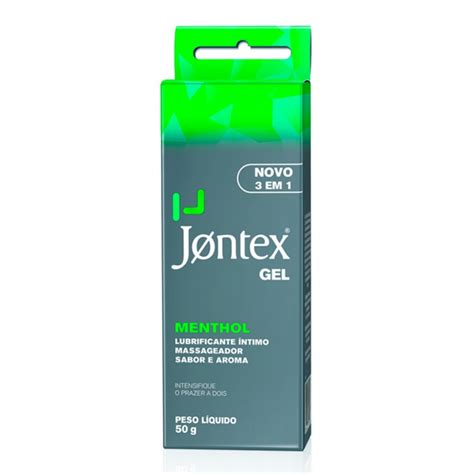 Gel Lubrificante Íntimo Jontex Menthol em g Drogaria Ara