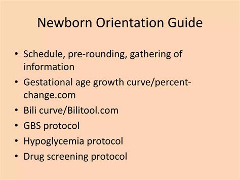 Welcome To The Newborn Nursery Pptx