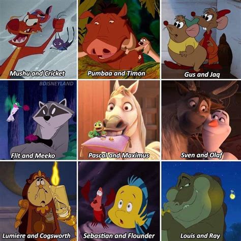 Whose Your Fav Disney Sidekicks By Aliciamartin851 On Deviantart