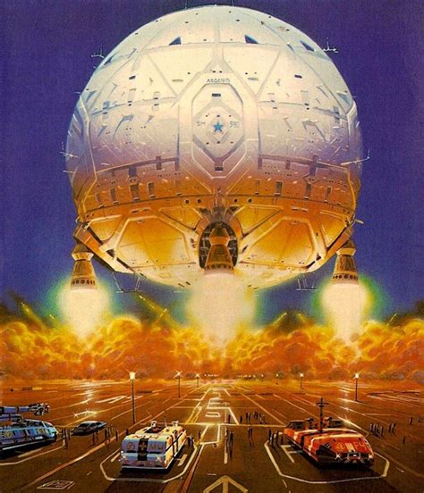 Peter Elson Cover Art For John Brunners The Long Result 1979