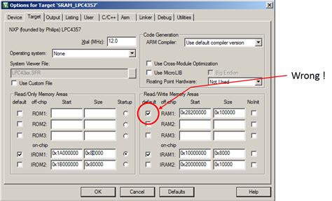 re lpc4357 using external sdram as data program memory nxp community