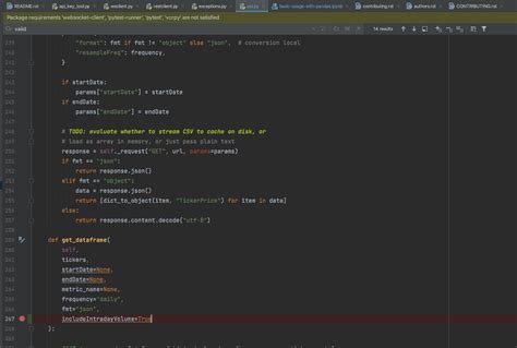 Feature Request Add Support For Fetching Intraday Volume Data In The Get Dataframe Method