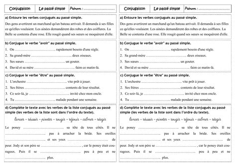 TOP30 Exercice De Passé Simple Aperçu Bts cpi