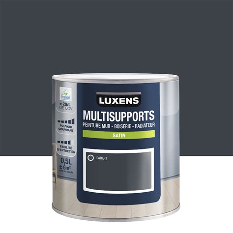 Peinture Paris 1 Luxens Multisupport Satiné 05 L Leroy Merlin