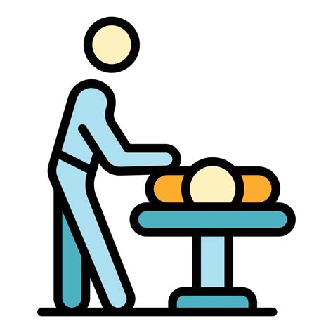 Spa Massage Icon Color Outline Vector 15074026 Vector Art At Vecteezy