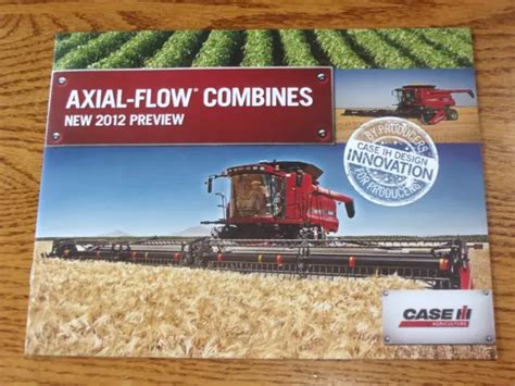 Case Ih Axial Flow Combines Preview Dealer Brochure Catalog Pamphlet Picclick Uk
