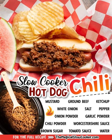 Homemade Hot Dog Chili Sauce Recipe In Slow Cooker The Magical Slow