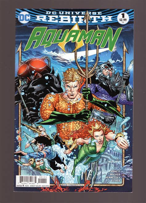 Aquaman Rebirth Lot 1 Brad Walker And Ryan Benjamin Variants 92