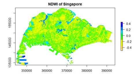Ndwi Raster Data From Landsat 8 At A Per Pixel Level Download Scientific Diagram