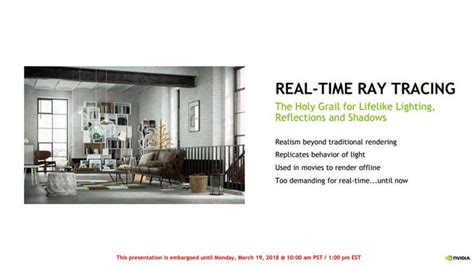 Nvidia RTX Revealed Real Time Ray Tracing For Gamers