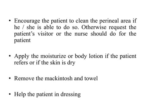 Bed Bath Fundamentals Of Nursing Pptx