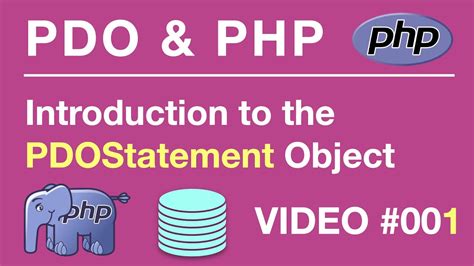 Pdo Php Mysql Pdostatement Intro 001 Beginners Tips From