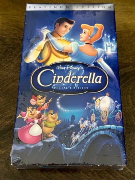 Walt Disneys Cinderella Platinum Edition Vhs 2005 Special Edition