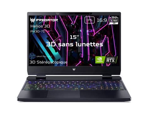 Pc Portable Gaming Acer Predator Helios D Spatiallabs Edition