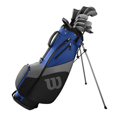 Koop Wilson 1200 Tpx Graphite Golf Package Set With 10 Clubs And Bag