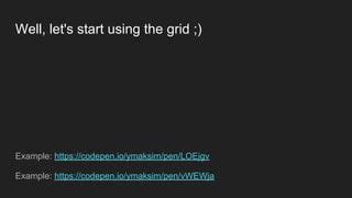 Magic CSS Grid Layouts PPT