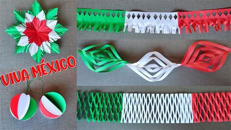 Adornos F Ciles De Papel Para El De Septiembre Decoraci N Para