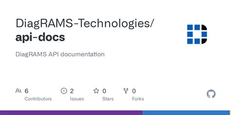 GitHub DiagRAMS Technologies Api Docs DiagRAMS API Documentation