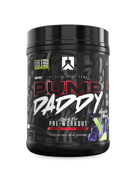 Ryse Pump Daddy V2 Non Stim Pre Workout 40 Serving
