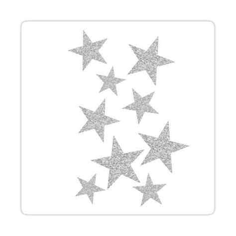 Silver Glitter Stars Sticker For Sale By Jaceyerin Glitter Stars