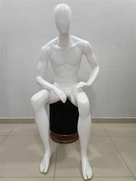 Manequim Sentado Manequim Branco Manequim Masculino Manequim