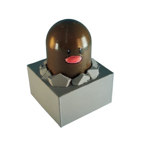 Stl File Diglett Bopping Desk Toy Pokemon ・3d Printing Model To