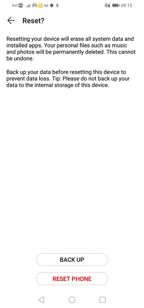 How To Erase And Reset My Huawei Smartphone To The Factory Settings