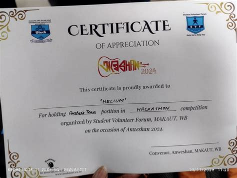 Prolayjit Biswas On Linkedin Hackathon Anweshan Hackathon Makaut