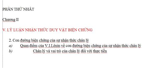 Con đường Biện Chứng Của Sự Nhận Thức Chân Lý Những Nguyên Lý Cơ Bản