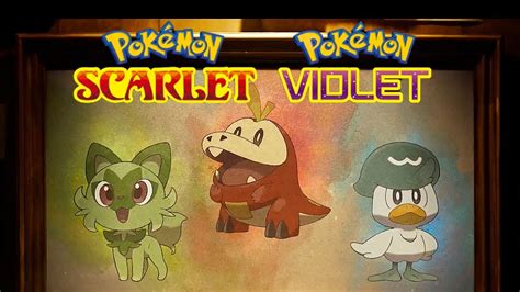 Pokémon Scarlet And Pokémon Violet Announcement Trailer Youtube