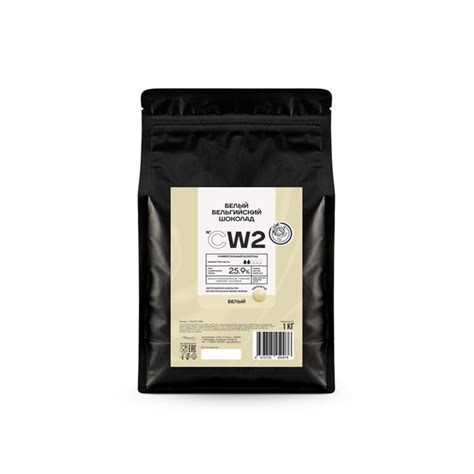 Бельгийский белый шоколад кондитерский CW2 Callebaut в каллетах 1 кг ...