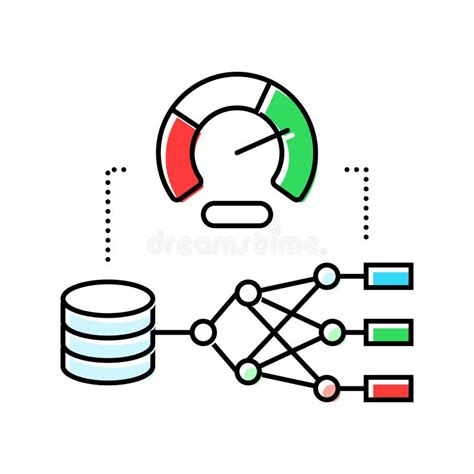 Model Accuracy Gauge Machine Learning Color Icon Vector Illustration
