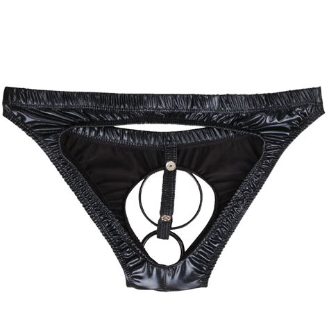 Freebily Men Sexy Lingerie Backless Front Hole Open Butt G String