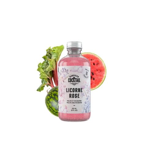 Pink Unicorn Syrup Monsieur Cocktail Huard Et Compagnie