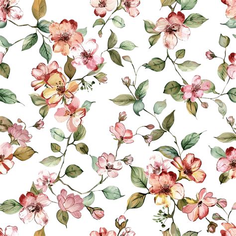 Free Vintage Spring Floral Pattern Floral Pattern Pattern Seamless