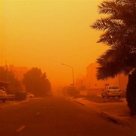 Dust Storm Kuwait City Kuwait Kuwait Kuwait City City