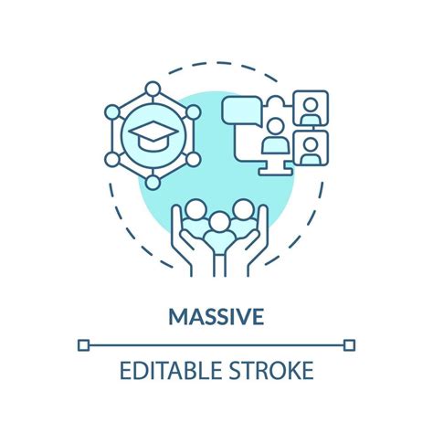 2d Editable Blue Icon Massive Concept Monochromatic Isolated Vector