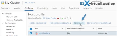 Vcp6 7 Dcv Objective 7 16 Configure And Manage Host Profiles Esx Virtualization