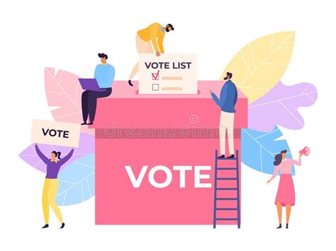 Encuentro De Votación De La Gente Del Mundo Del Cambio De La Democracia