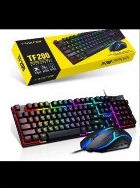 T Wolf Tf200 Gaming Keyboard Mouse Computers And Tech Parts And Accessories Mouse And Mousepads On